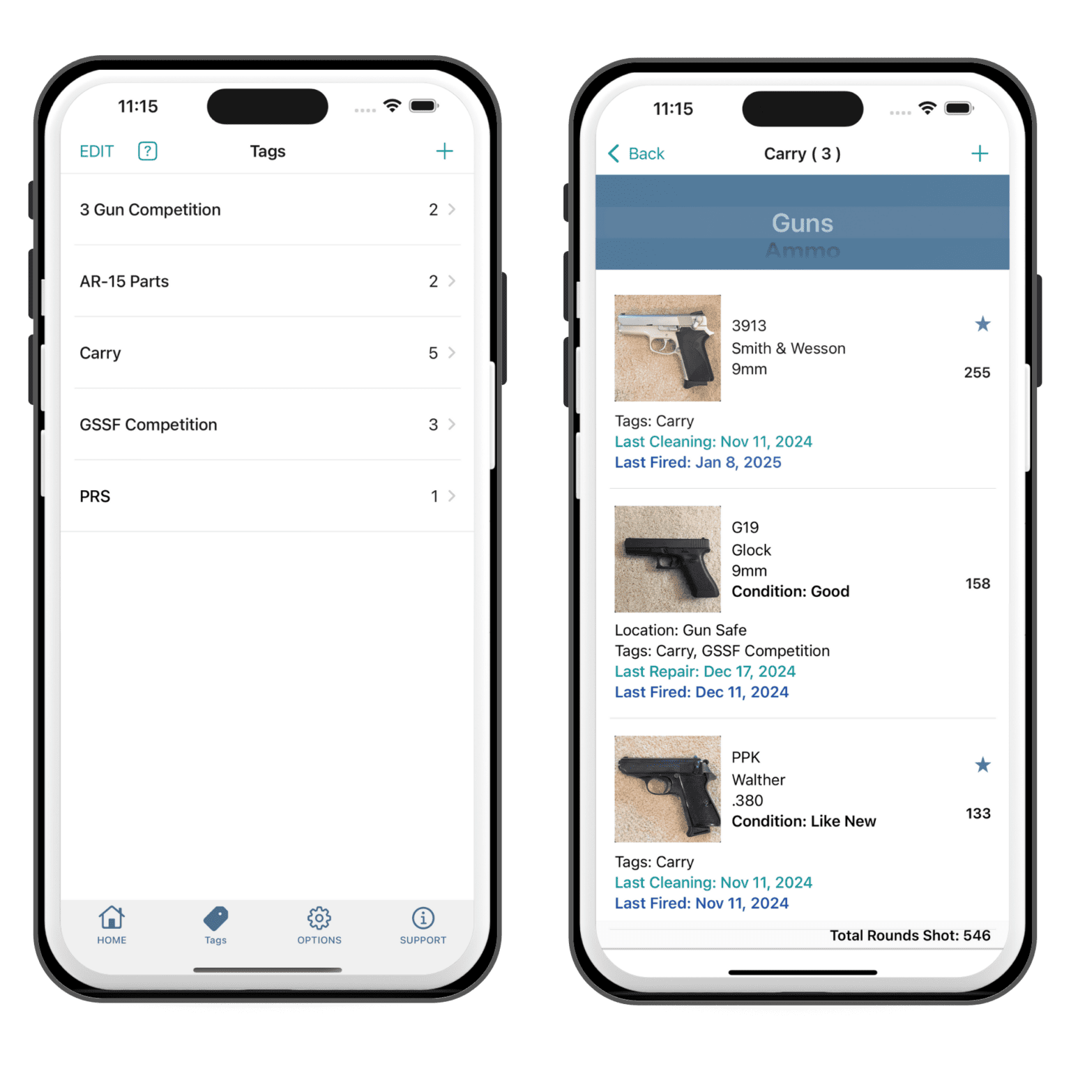 myArmsCache – Guns & Ammo Inventory Database Manager