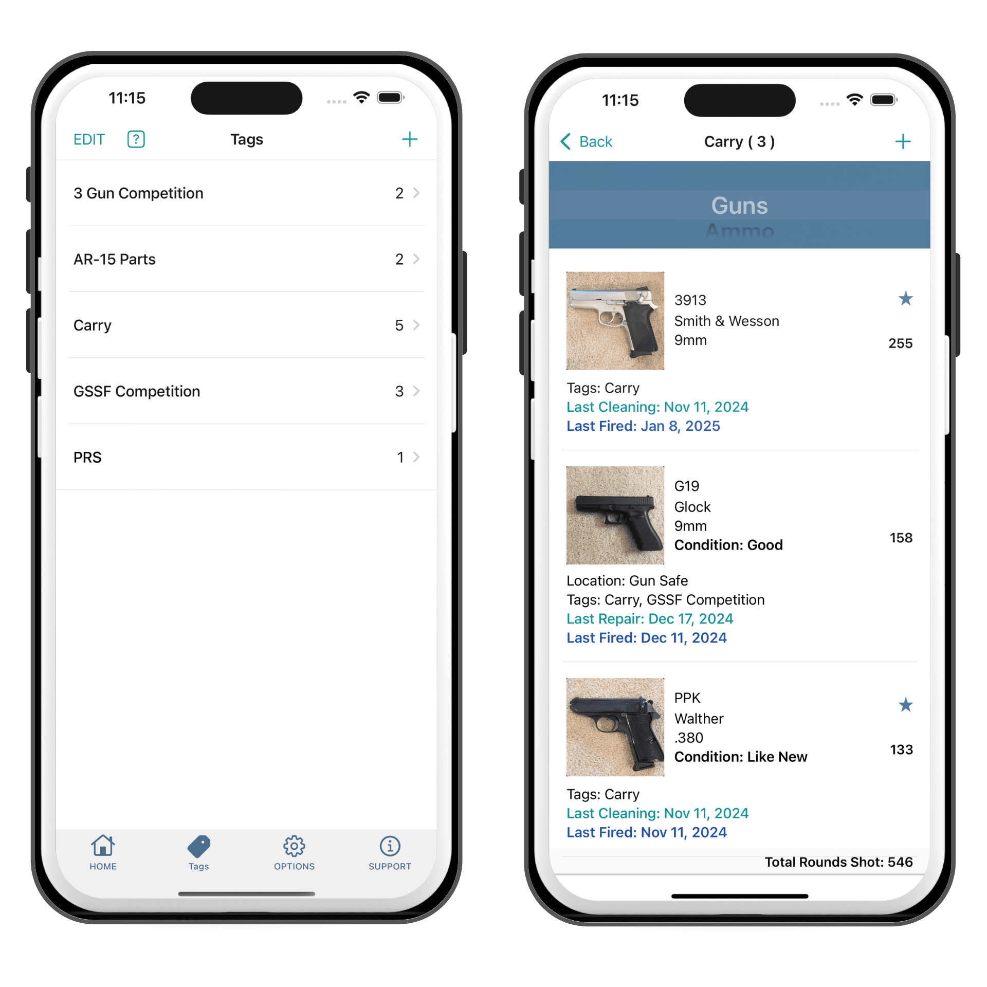 myArmsCache – Guns & Ammo Inventory Database Manager